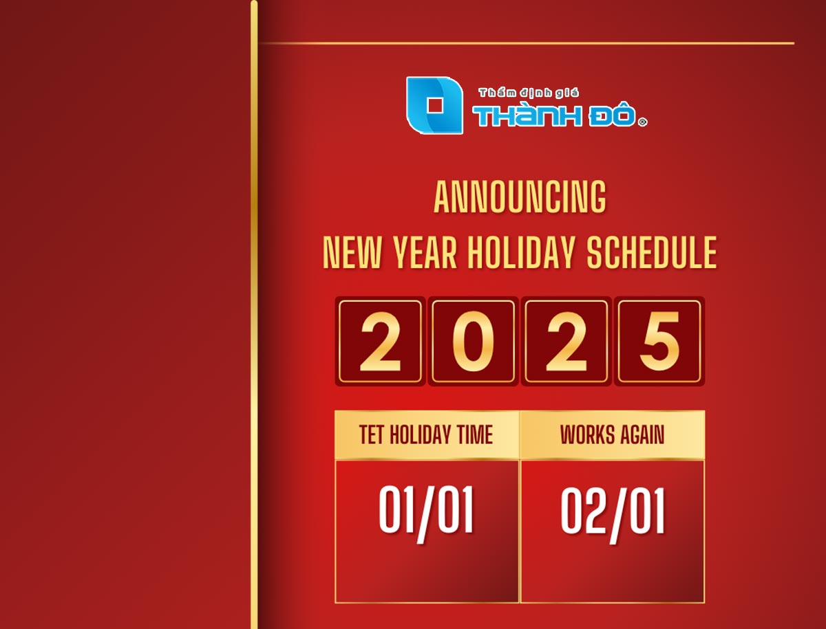 Announcement of New Year 2025 holiday schedule